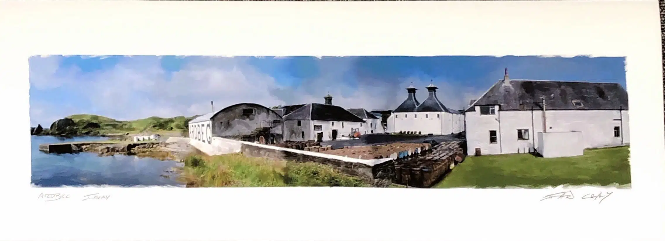 Ardbeg "Distillery View" Print Whisky | Just Whisky Auction