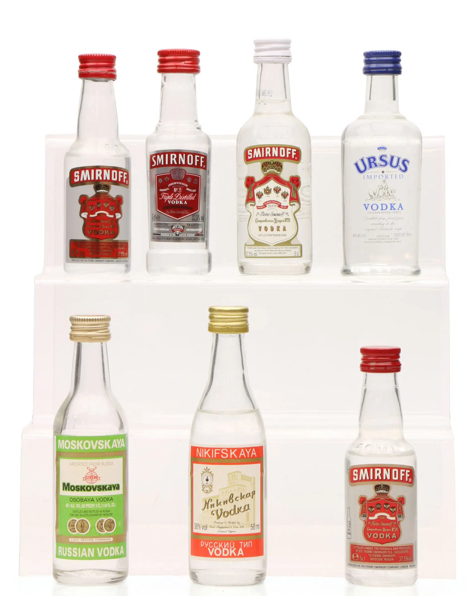 Assorted Vodka Miniatures including Smirnoff (7x 5cl) Whisky | Just ...