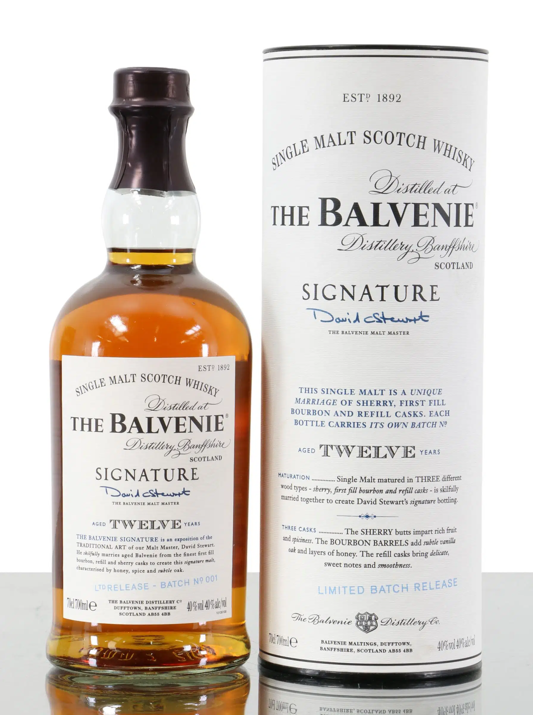 Balvenie 12 Years Old Whisky | Just Whisky Auction