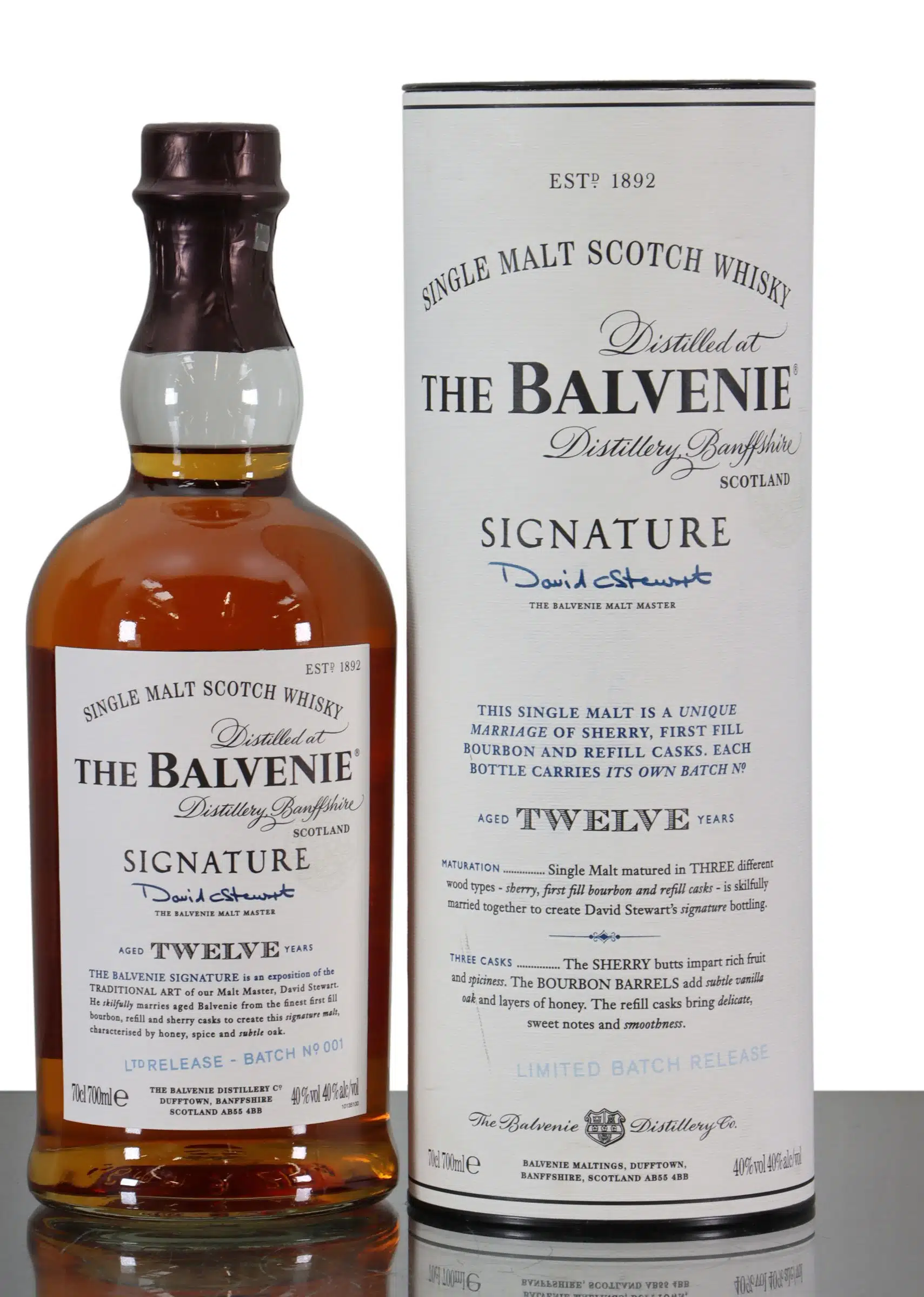 Balvenie 12 Years Old Whisky | Just Whisky Auction