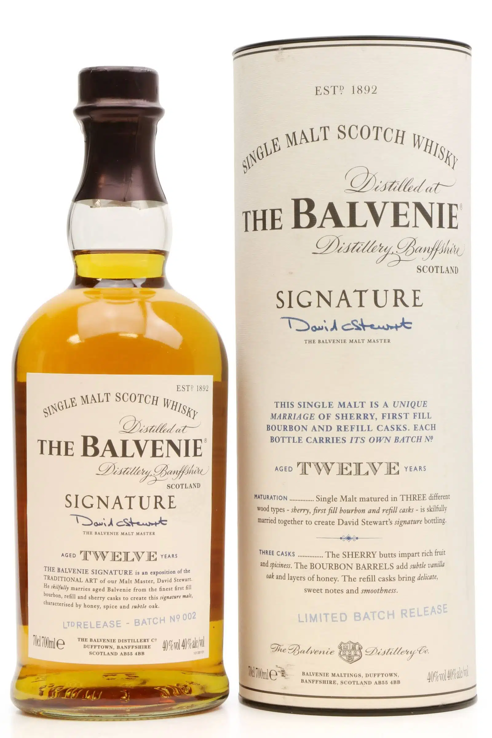 Balvenie 12 Years Old Whisky | Just Whisky Auction