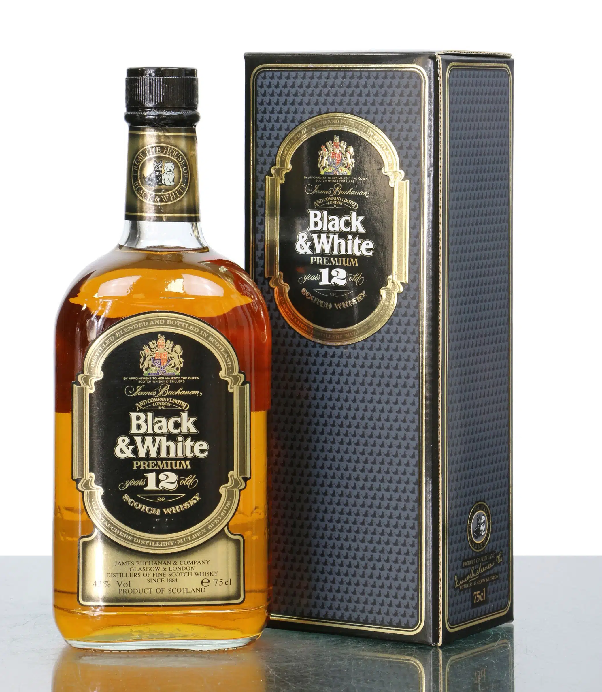 Black & White 12 Years Old Premium Whisky | Just Whisky Auction