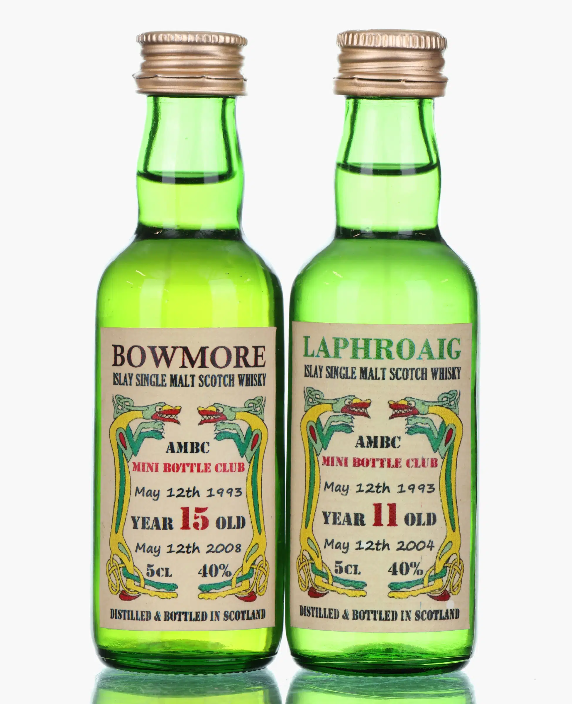 Bowmore 15 Years Old & Laphroaig 11 Years Old 1993 Whisky | Just Whisky ...
