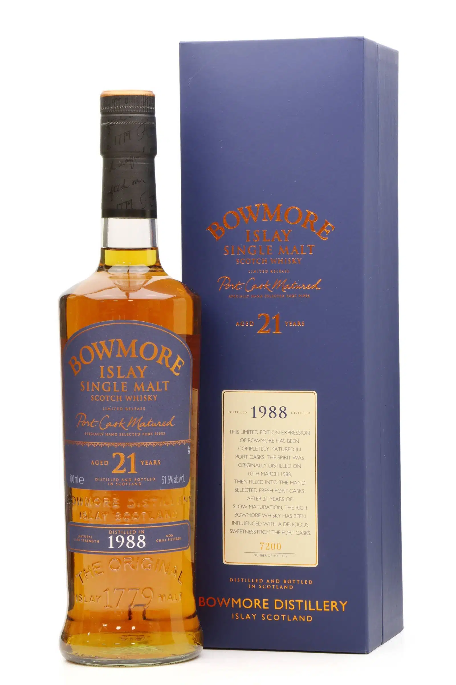 Bowmore 21 Years Old 1988 Whisky | Just Whisky Auction