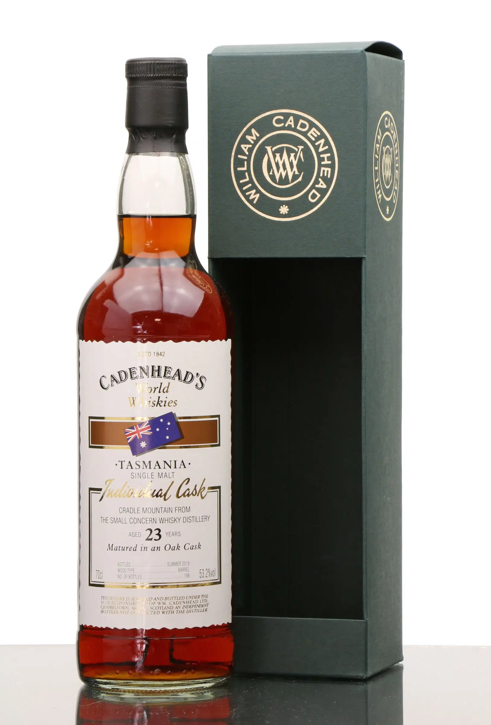 Cradle Mountain (Small Concern Distillery) 23 Years Old Whisky | Just ...