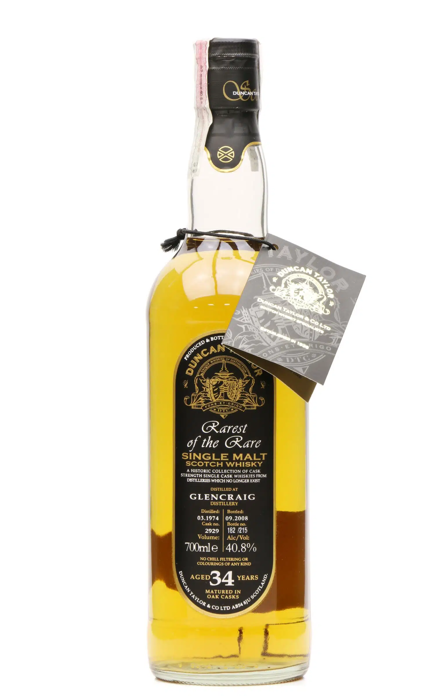 Glencraig 34 Years Old 1974 Whisky | Just Whisky Auction