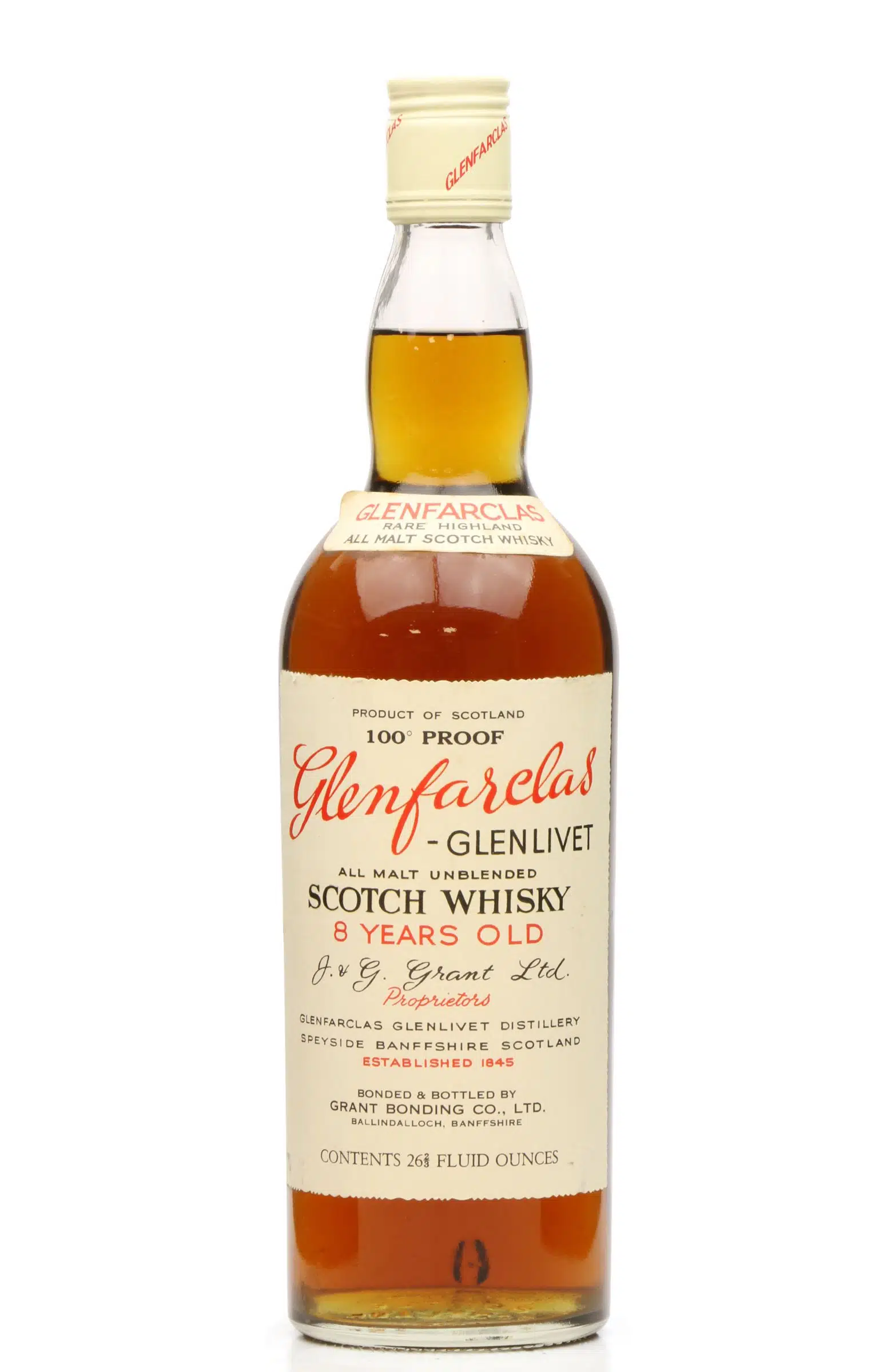 Glenfarclas 8 Years Old All Malt Unblended Whisky | Just Whisky Auction