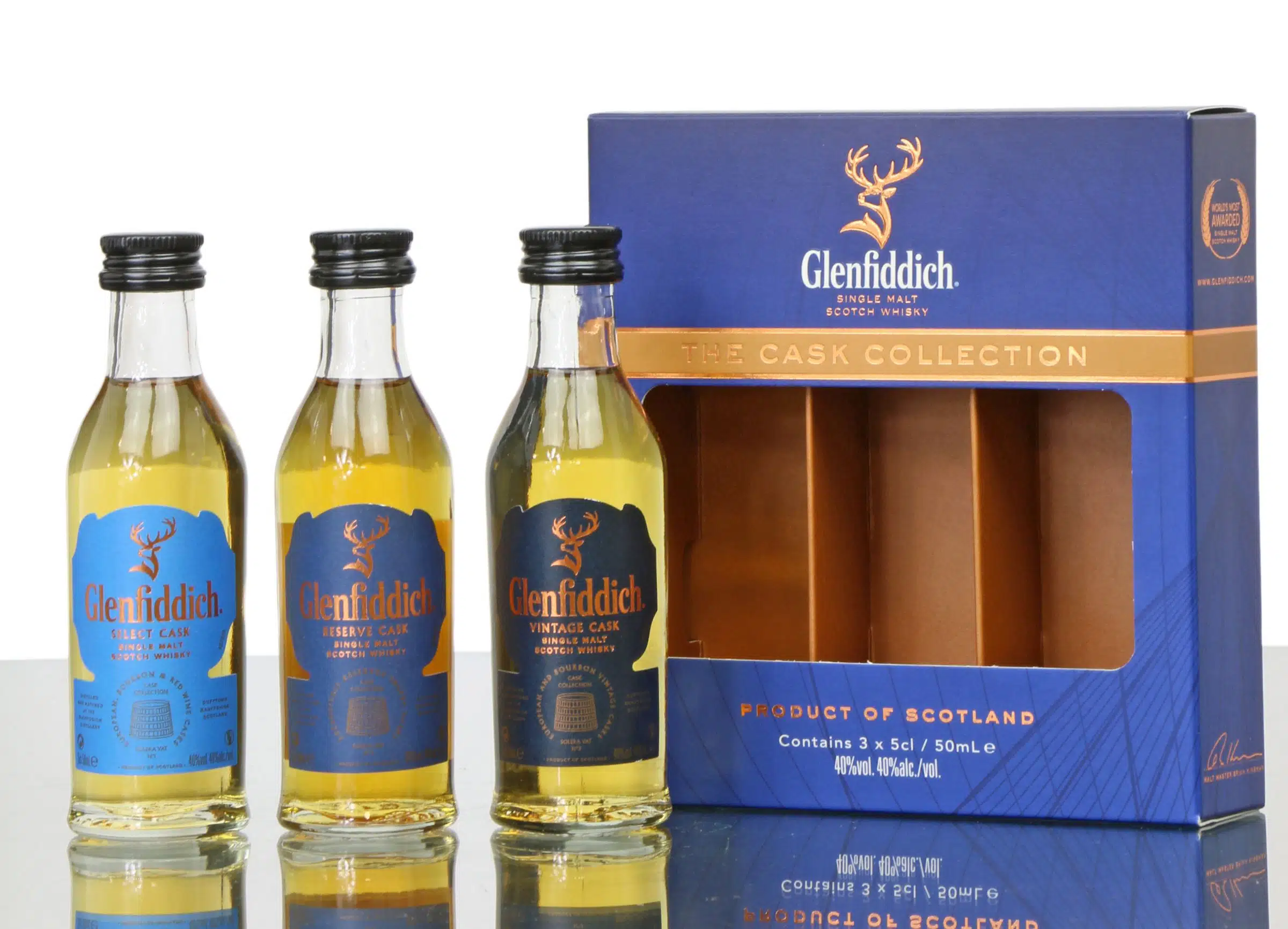 Glenfiddich Cask Collection Miniature Set Whisky | Just Whisky Auction