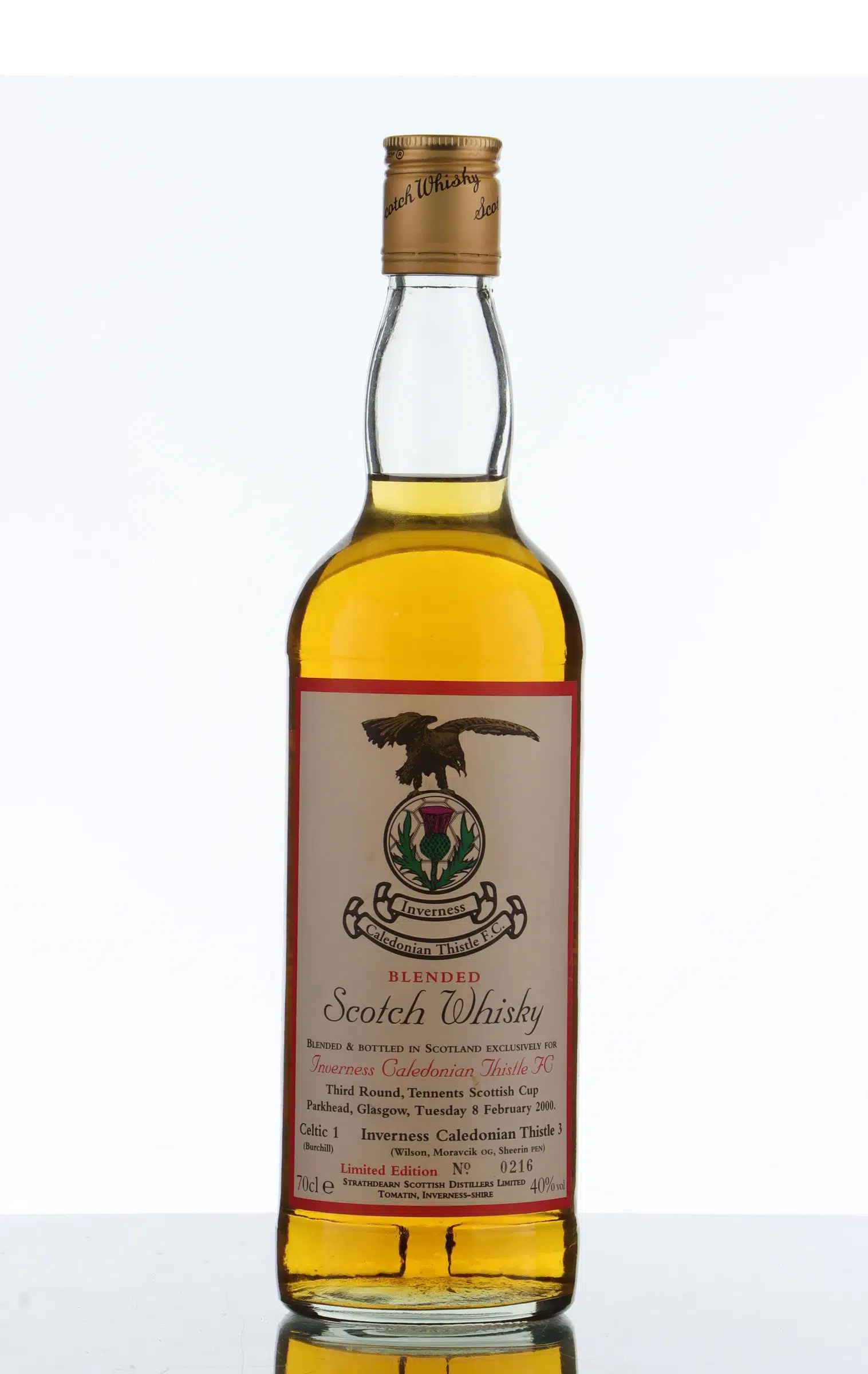 Inverness Caledonian Thistle FC Whisky | Just Whisky Auction