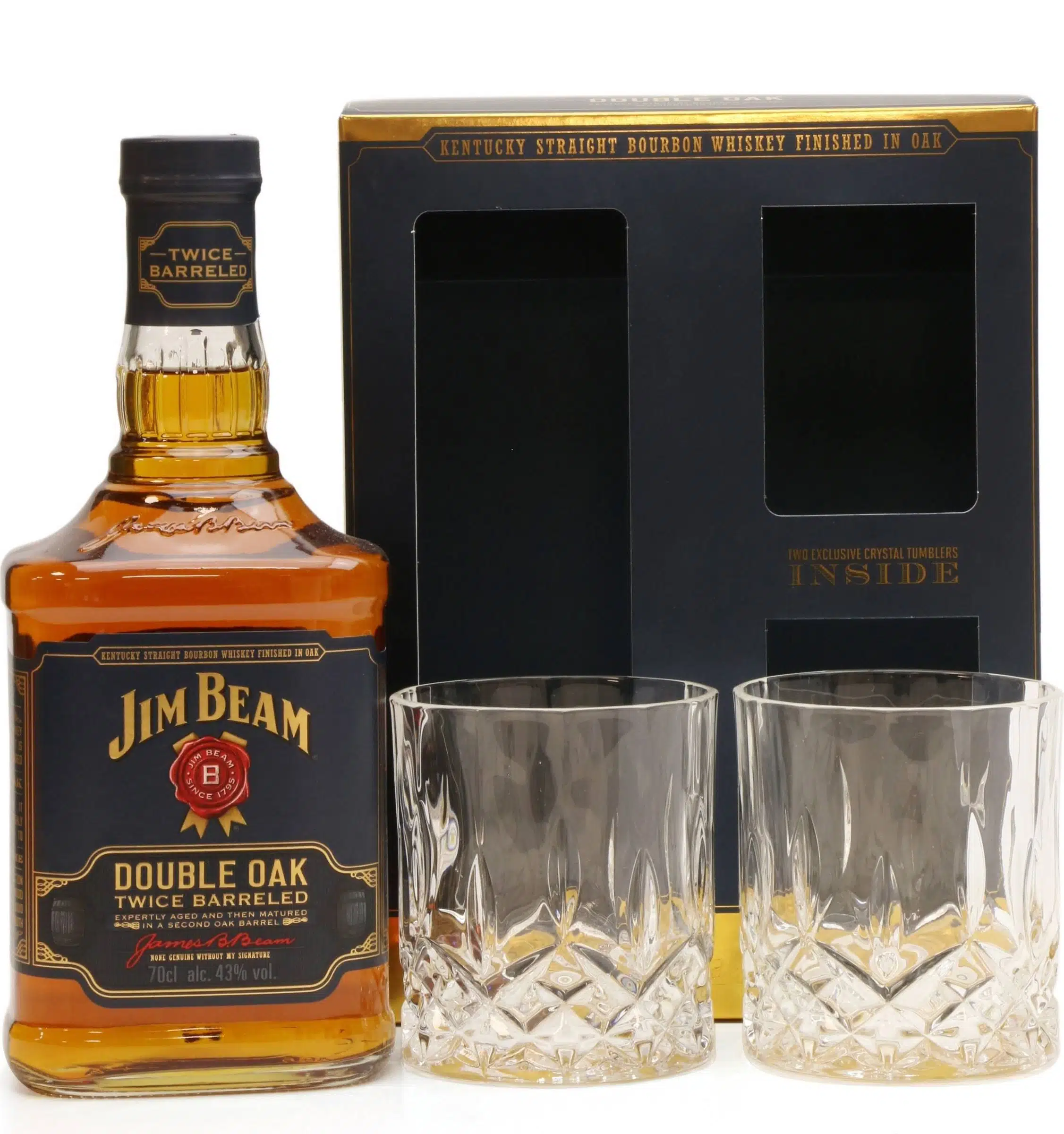 Jim Beam Double Oak Gift Pack Whisky | Just Whisky Auction