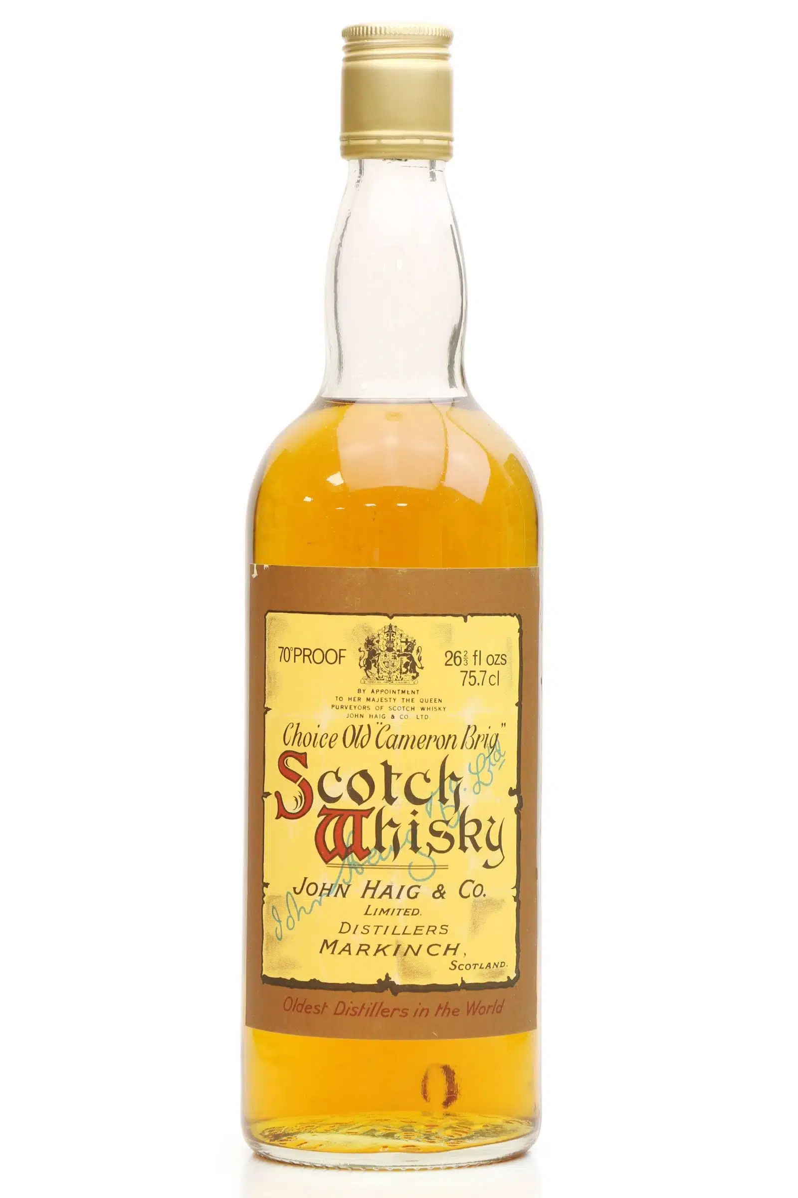 John Haig & Co. Choice Old Cameron Brig Whisky | Just Whisky Auction