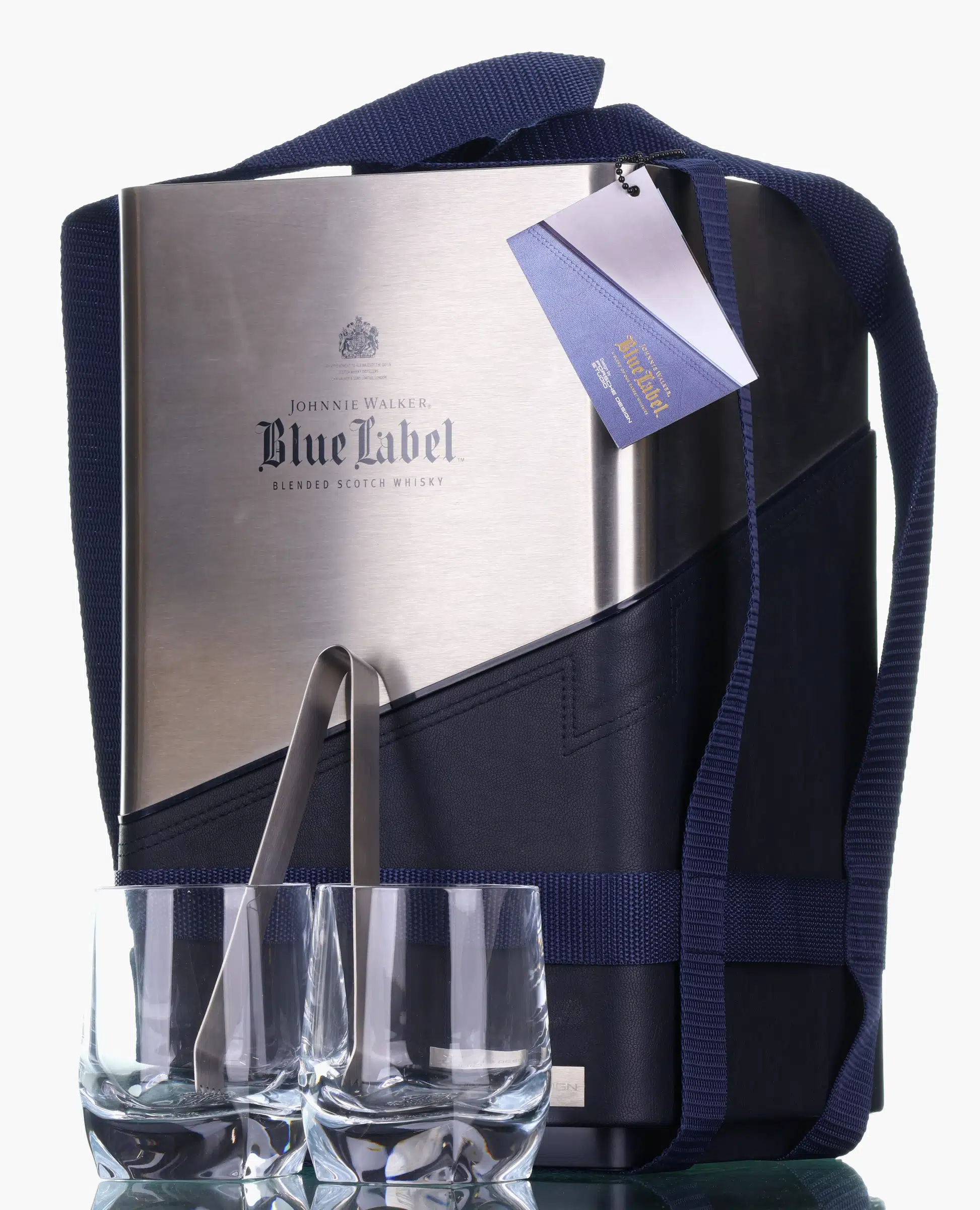Johnnie Walker Blue Label Porsche Design Ice Bucket & Glasses Whisky ...