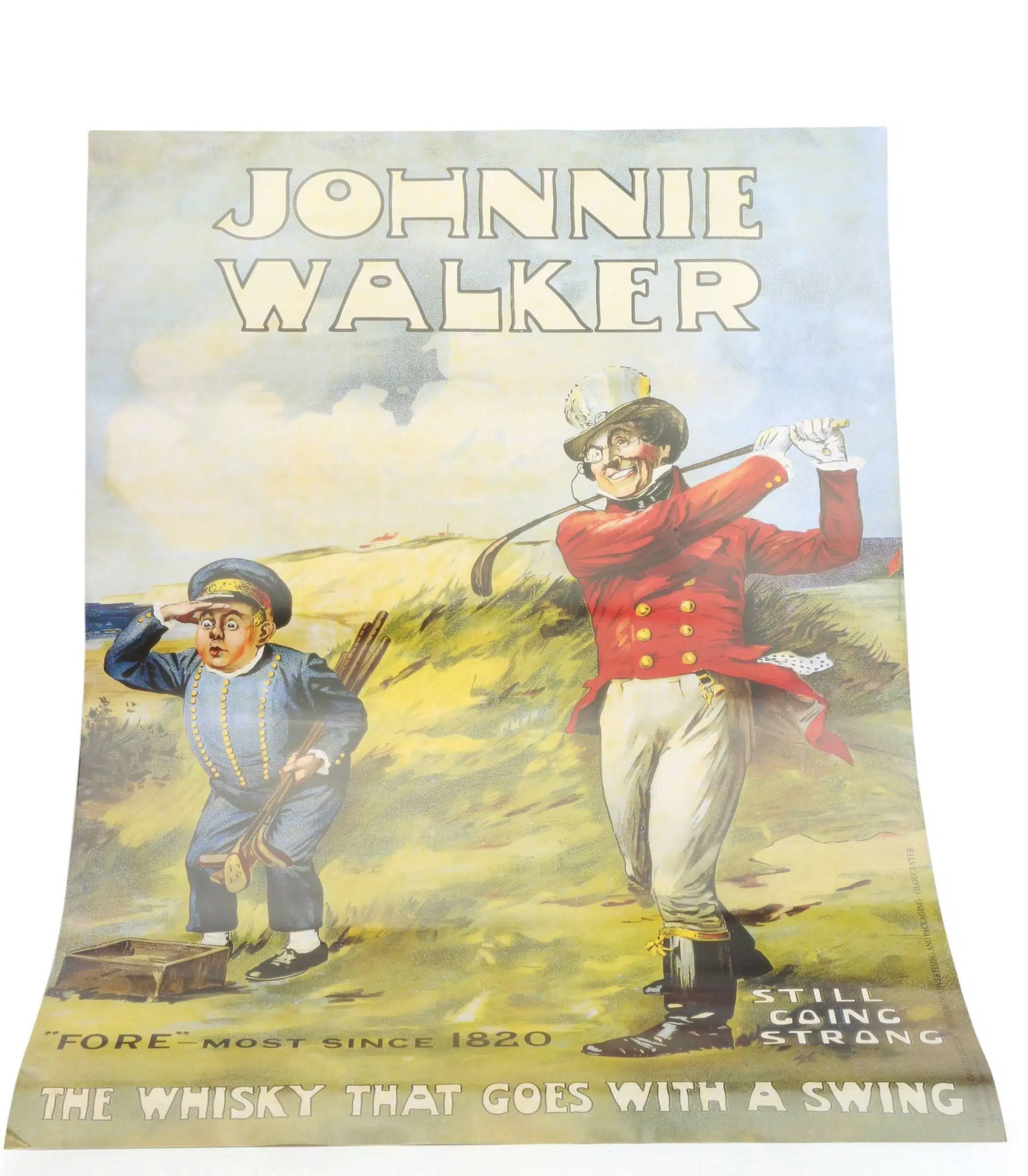 Johnnie Walker Poster Whisky | Just Whisky Auction