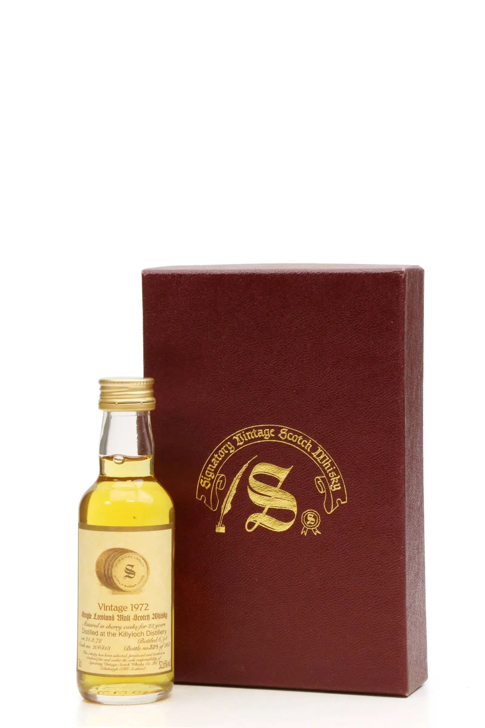 Killyloch 22 Years Old 1972 Whisky | Just Whisky Auction