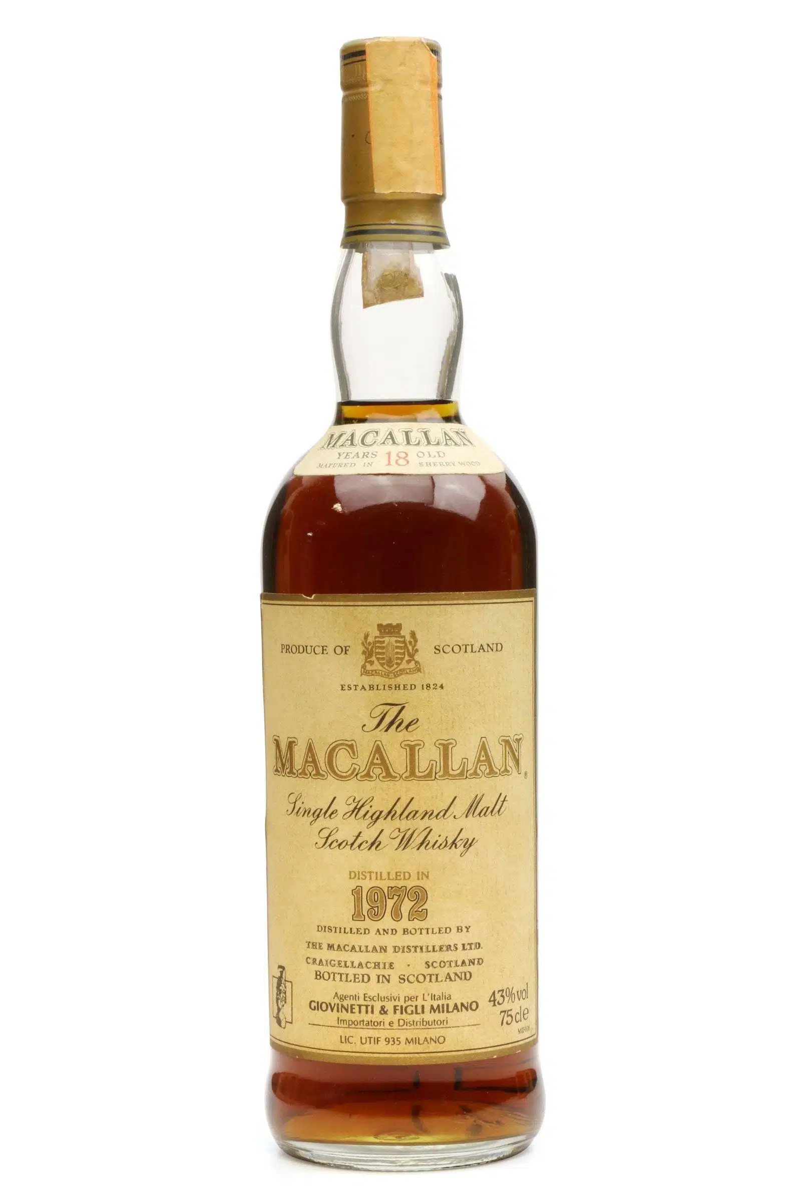 Macallan 18 Years Old 1972 Whisky | Just Whisky Auction