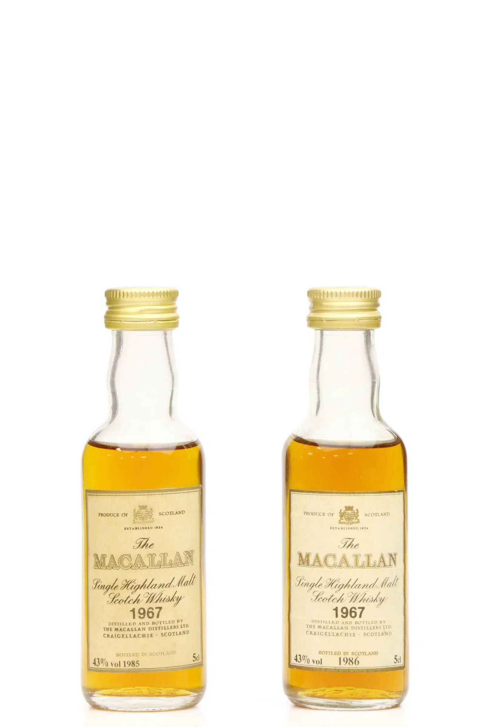 Macallan 1967 Miniature x2 Whisky | Just Whisky Auction