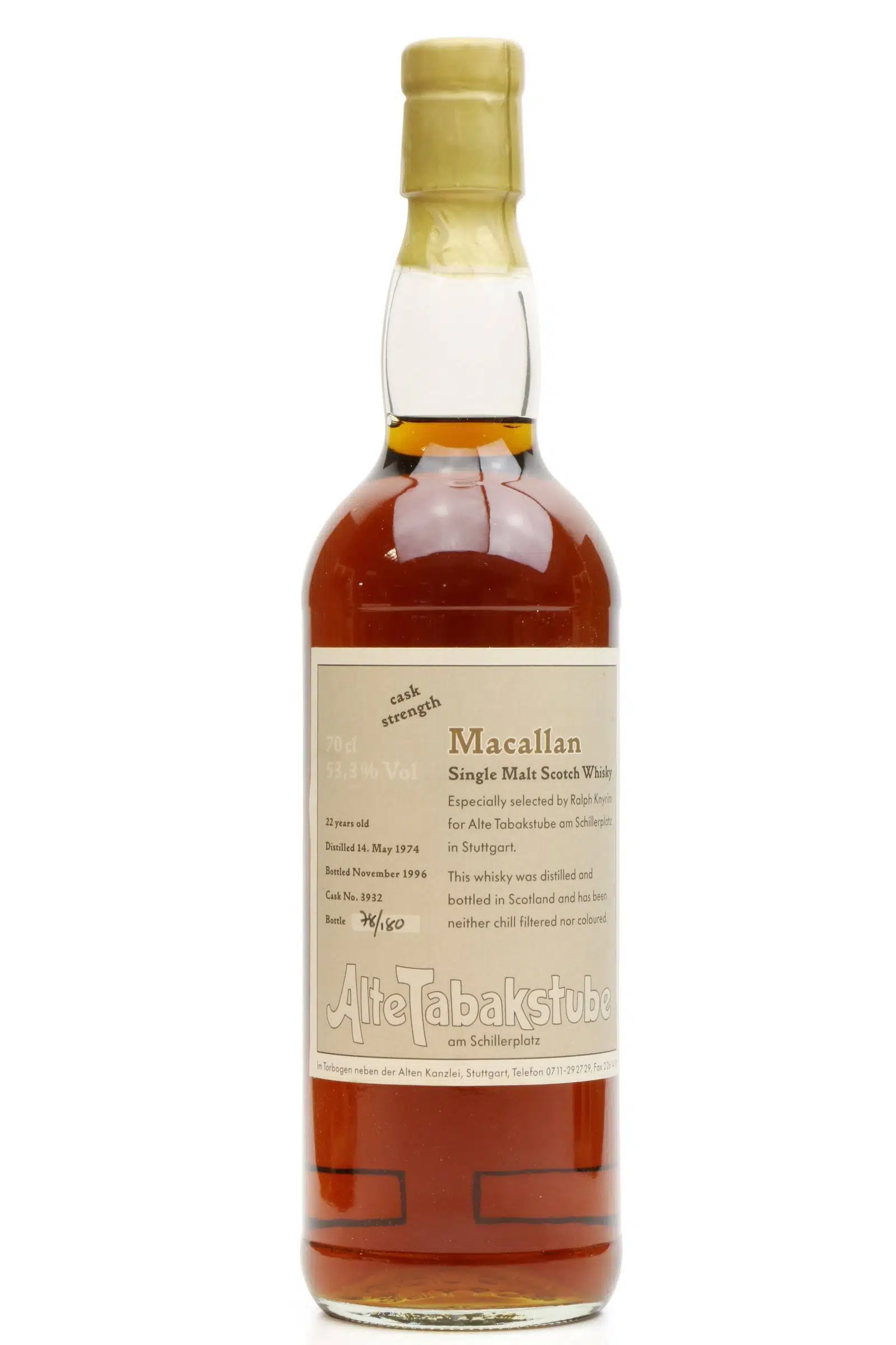 Macallan 22 Years Old 1974 Whisky | Just Whisky Auction