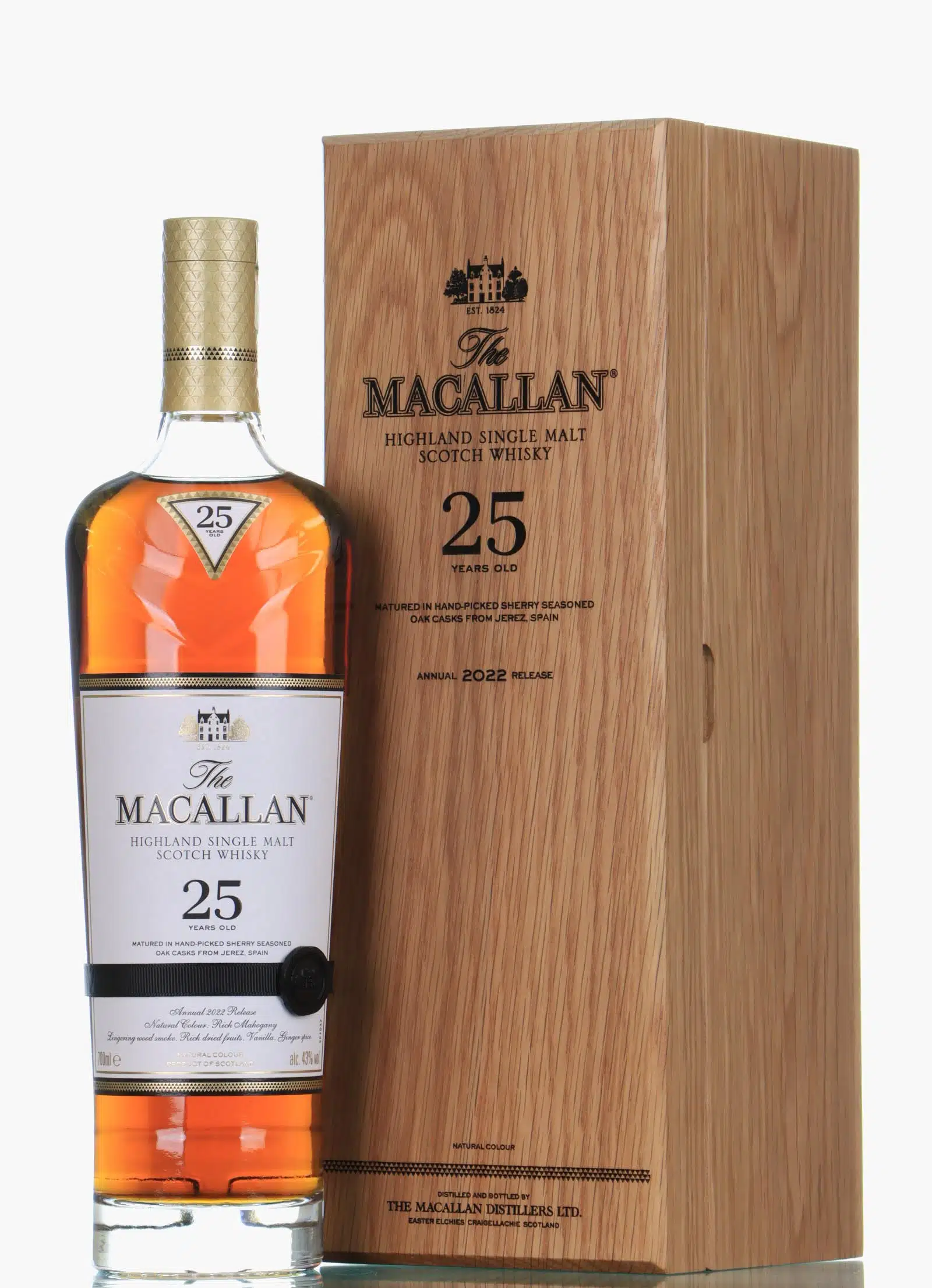 Macallan 25 Years Old Sherry Oak Whisky | Just Whisky Auction