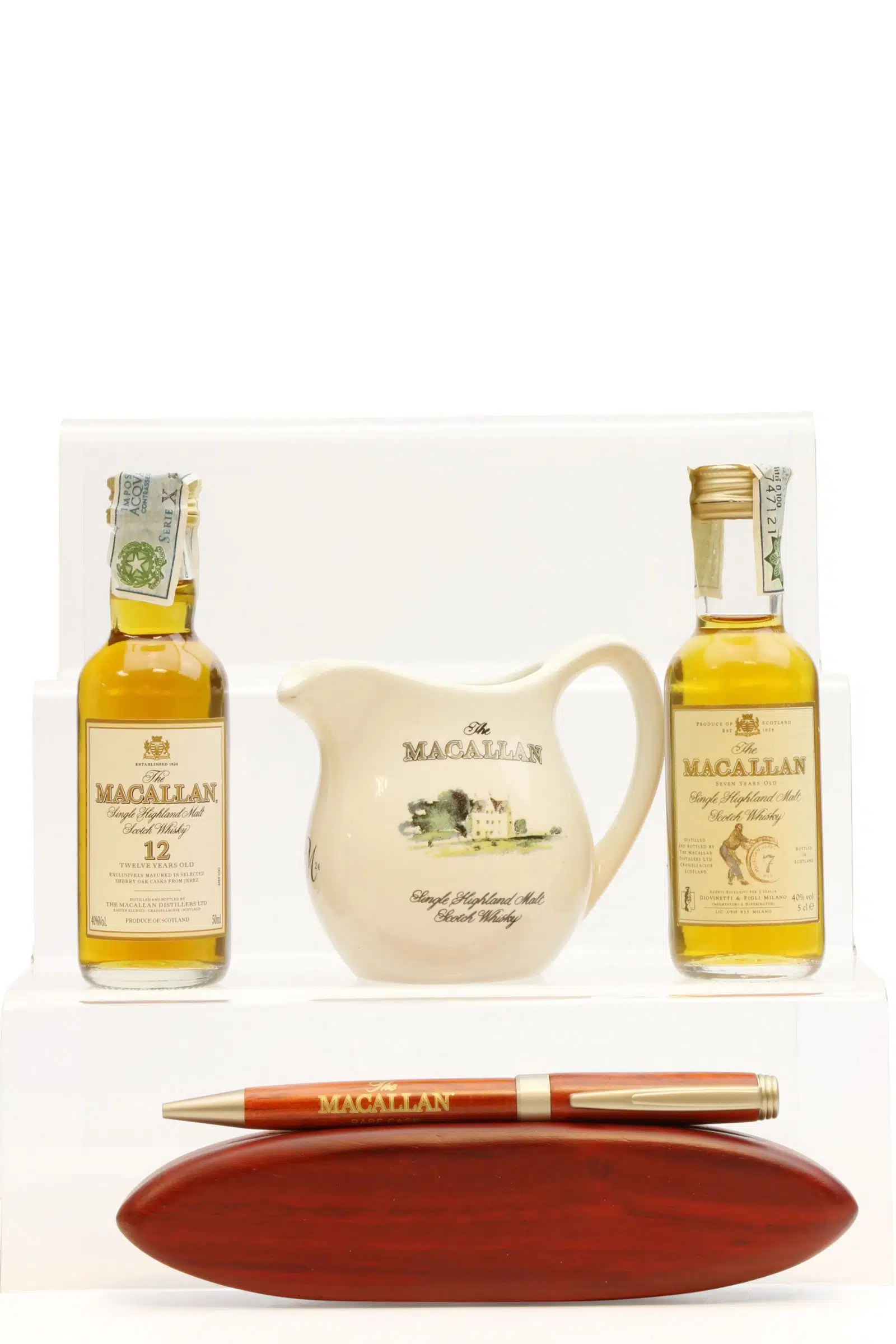 Macallan Miniatures X2, Small Water Jug and Pen Whisky | Just Whisky ...