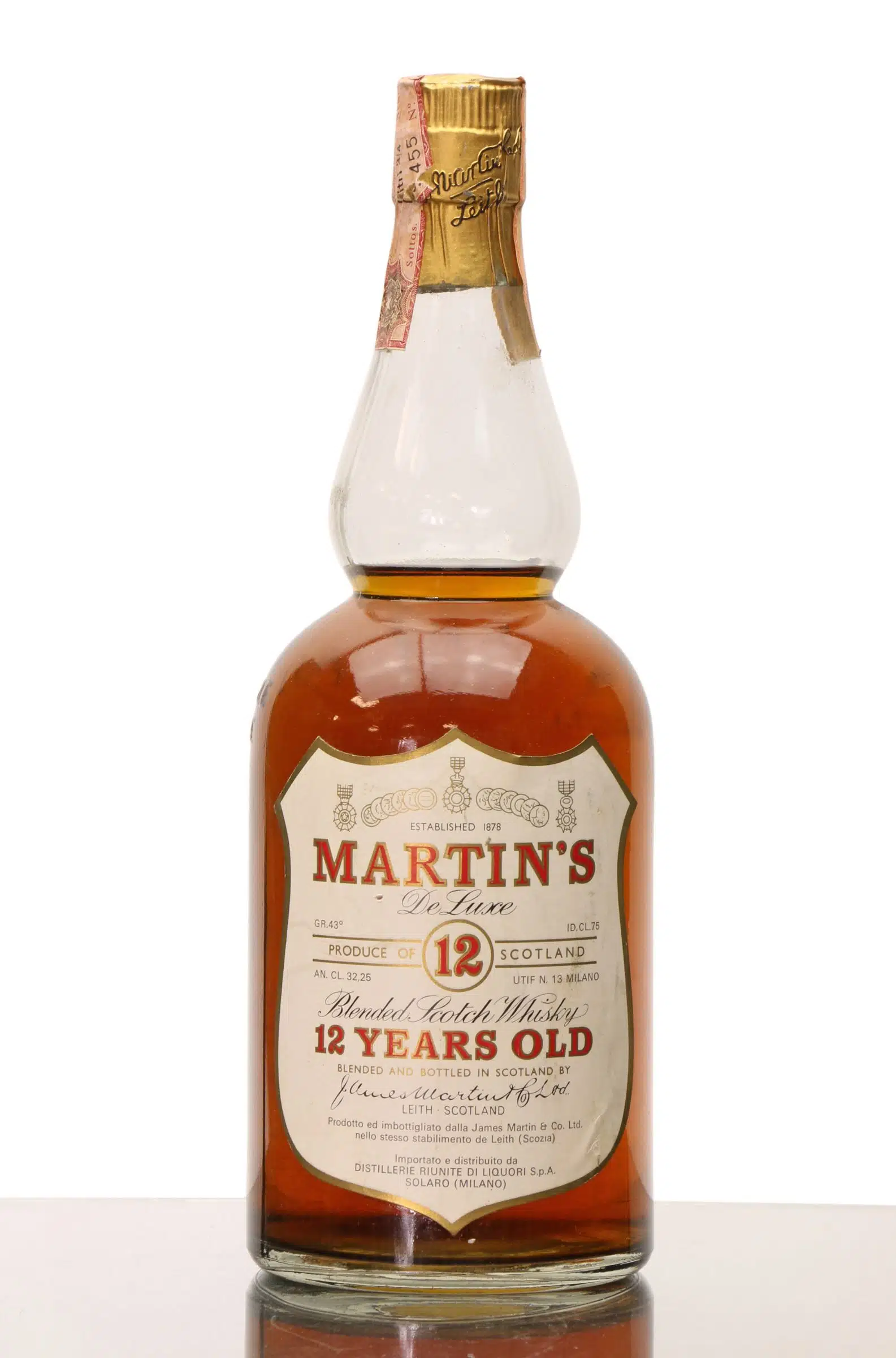 Martin's 12 Years Old De Luxe Blended Whisky Whisky | Just Whisky Auction