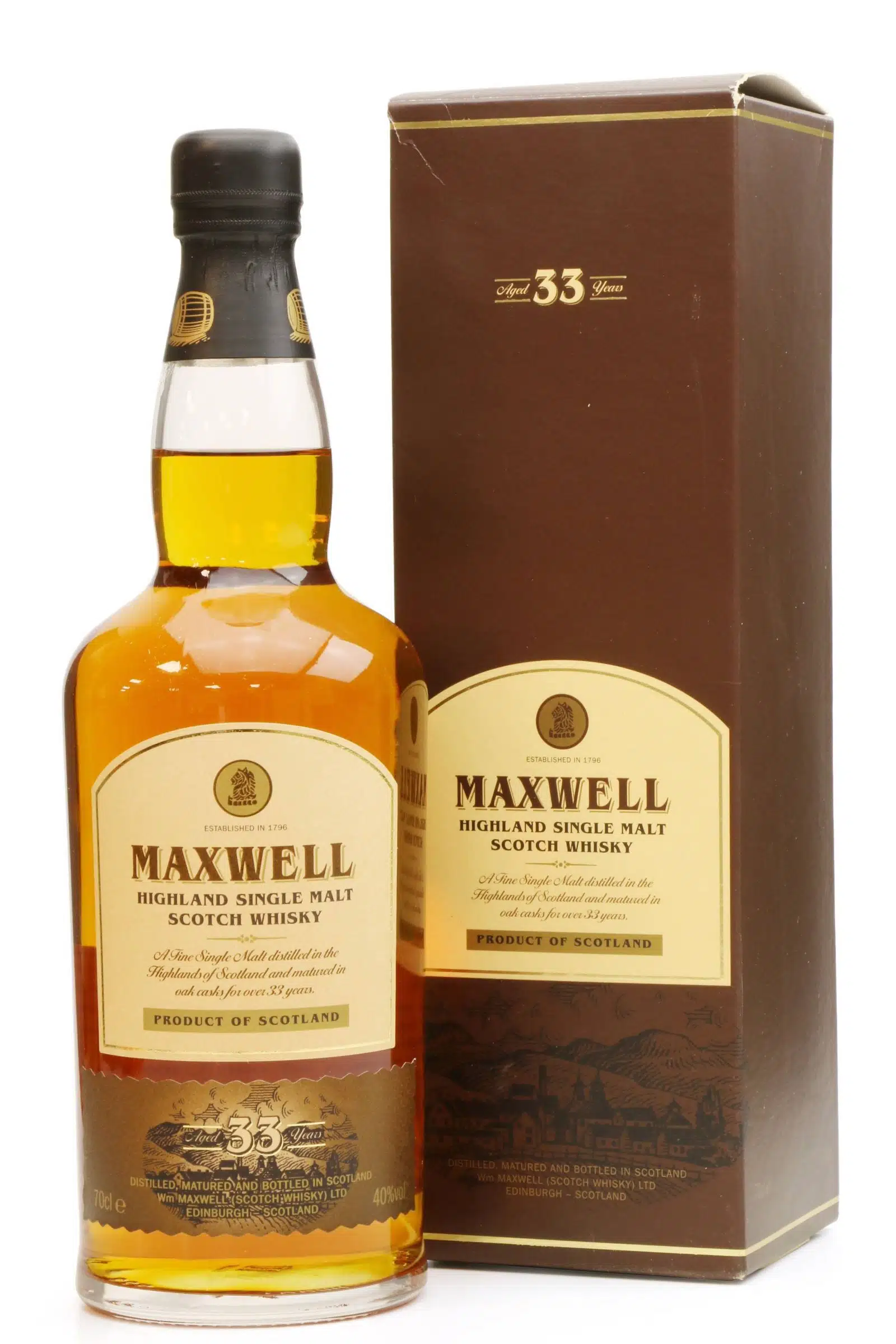 Maxwell 33 Years Old Whisky | Just Whisky Auction