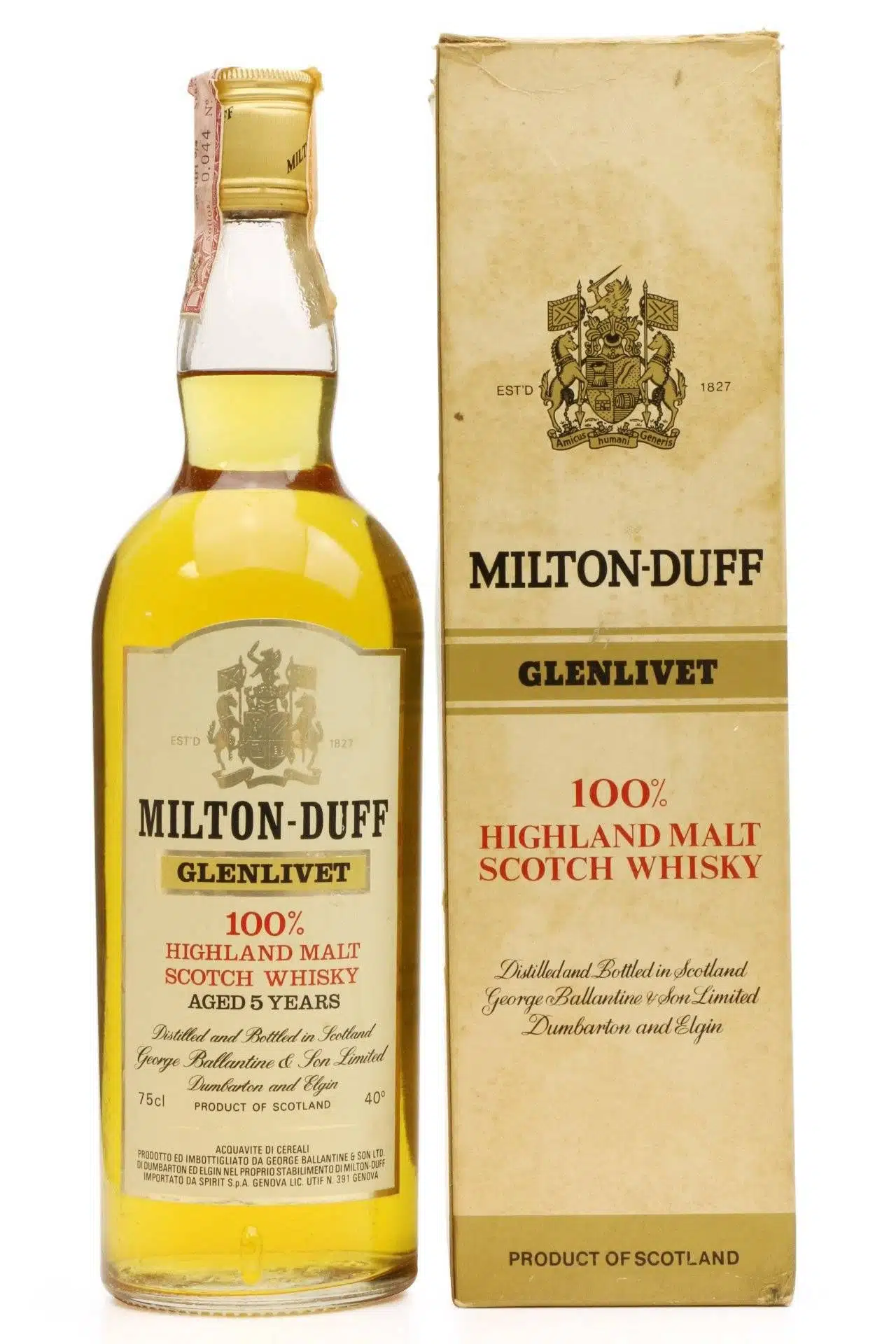Milton-Duff Whisky | Just Whisky Auction