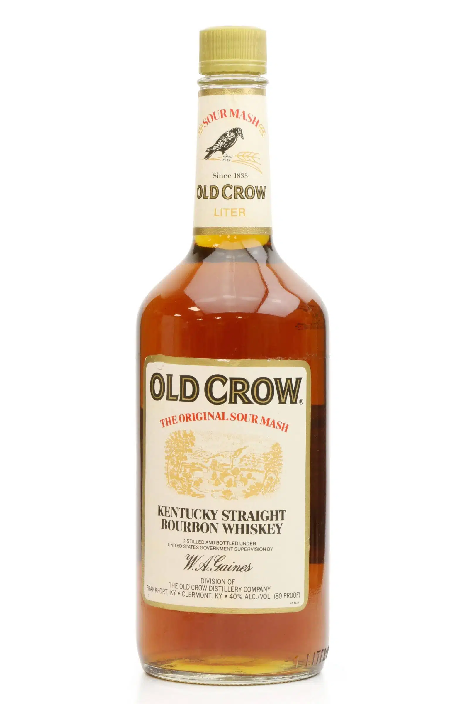 Old Crow Sour Mash Kentucky Straight Bourbon (1-Litre) Whisky | Just ...