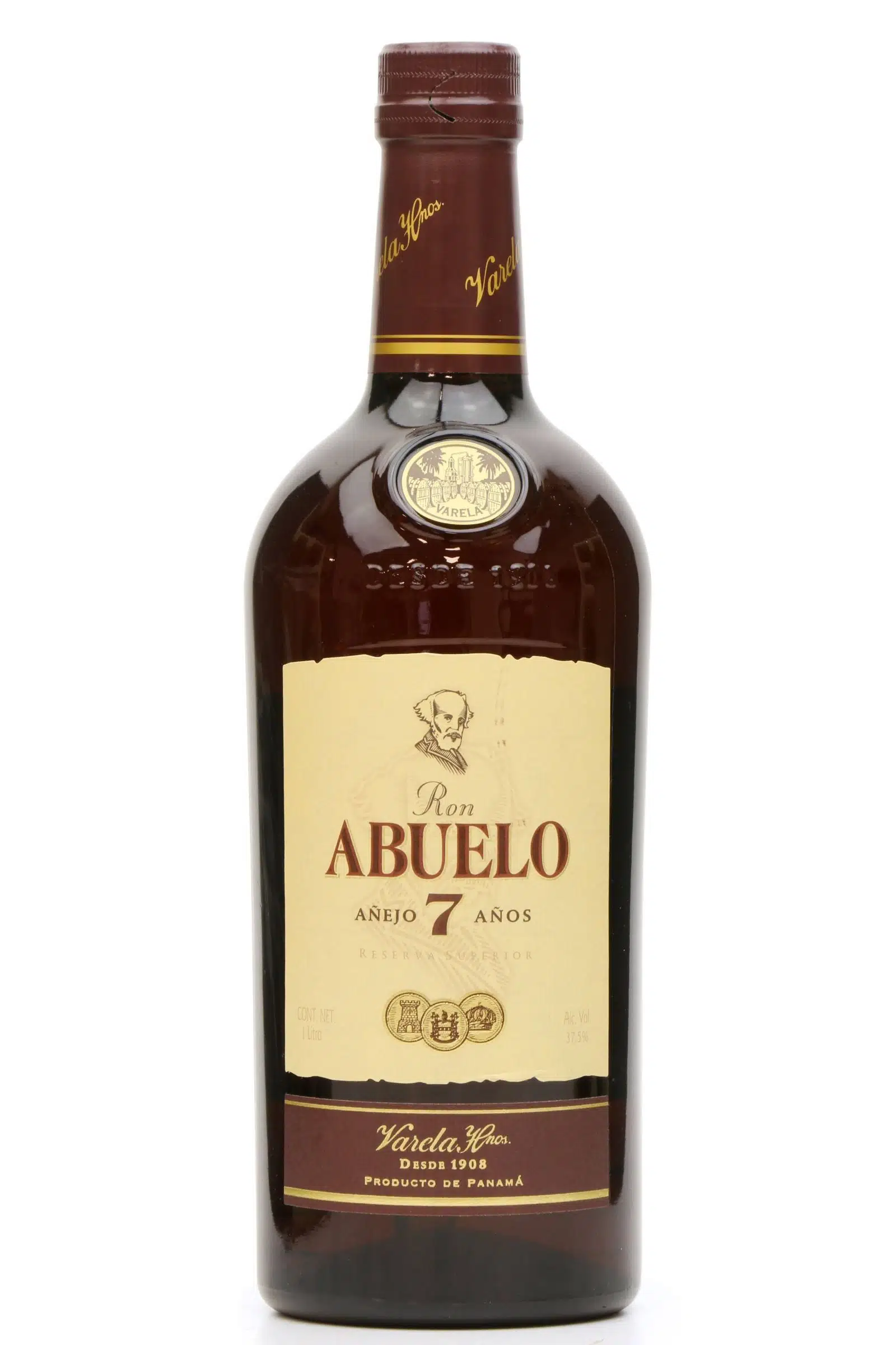 Ron Abuelo 7 years Old Rum (1 Litre) Whisky | Just Whisky Auction