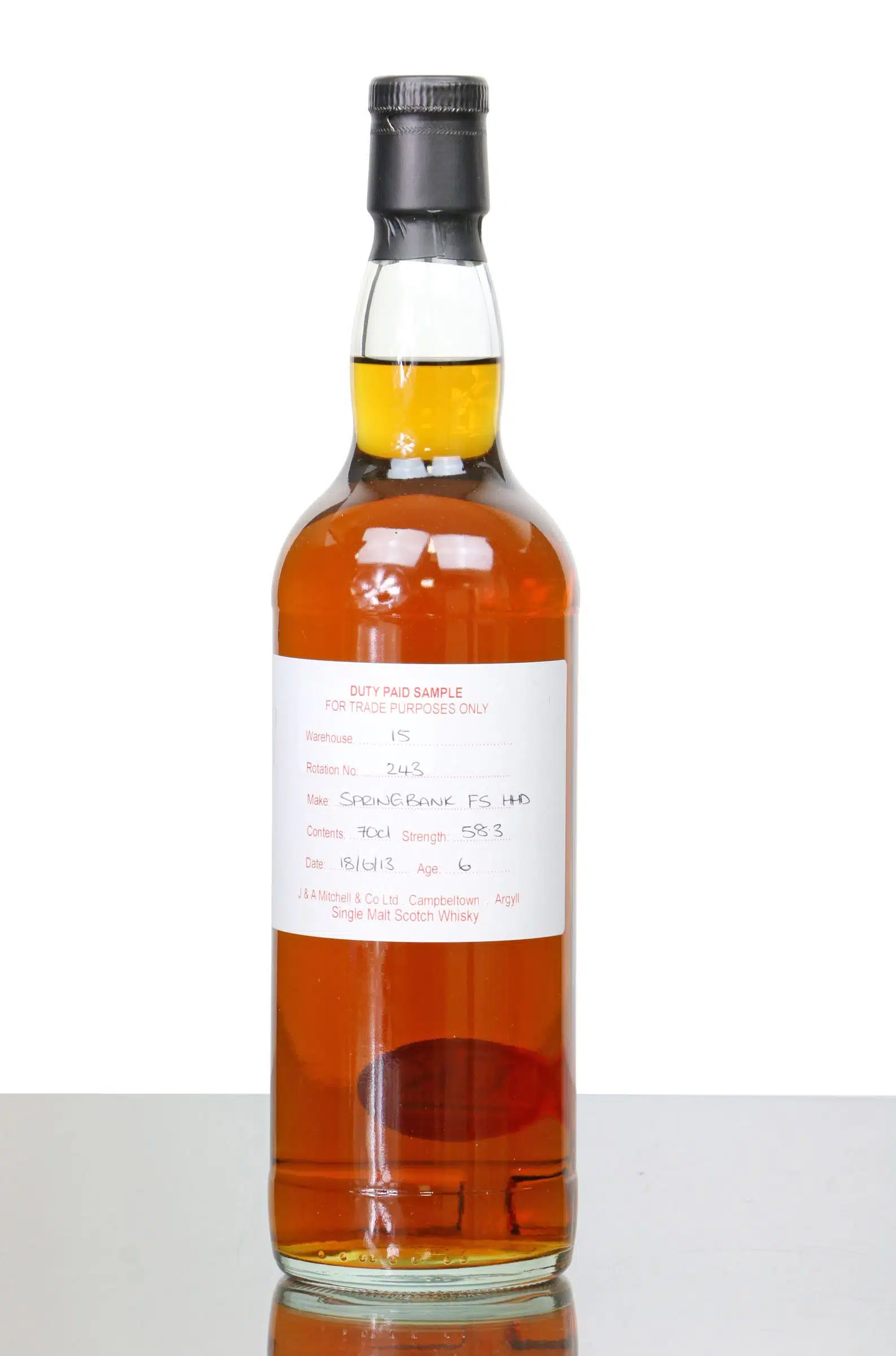 Springbank 6 Years Old 2013 Whisky | Just Whisky Auction