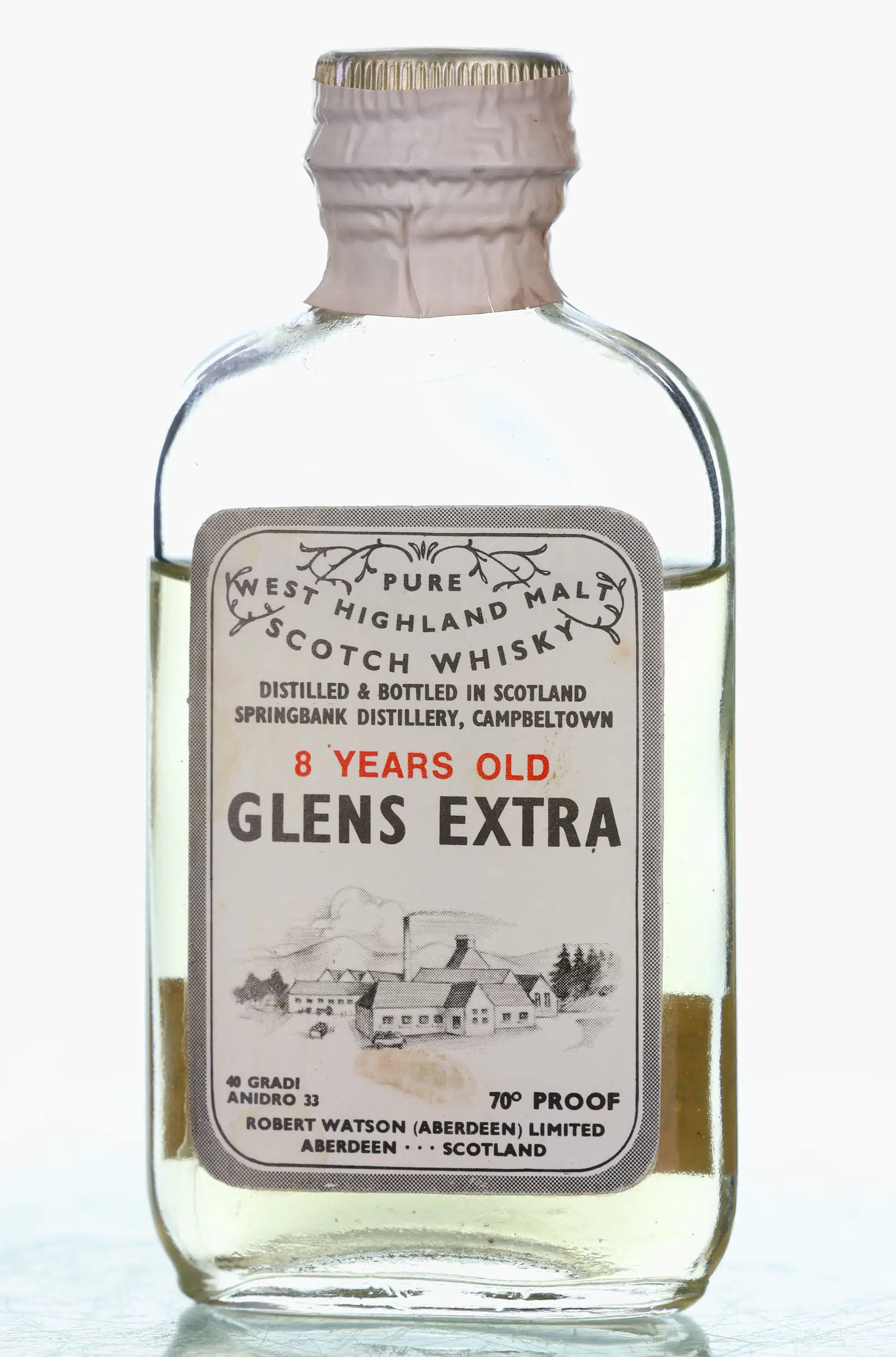 Springbank 8 Years Old Glens Extra Miniature Whisky | Just Whisky Auction