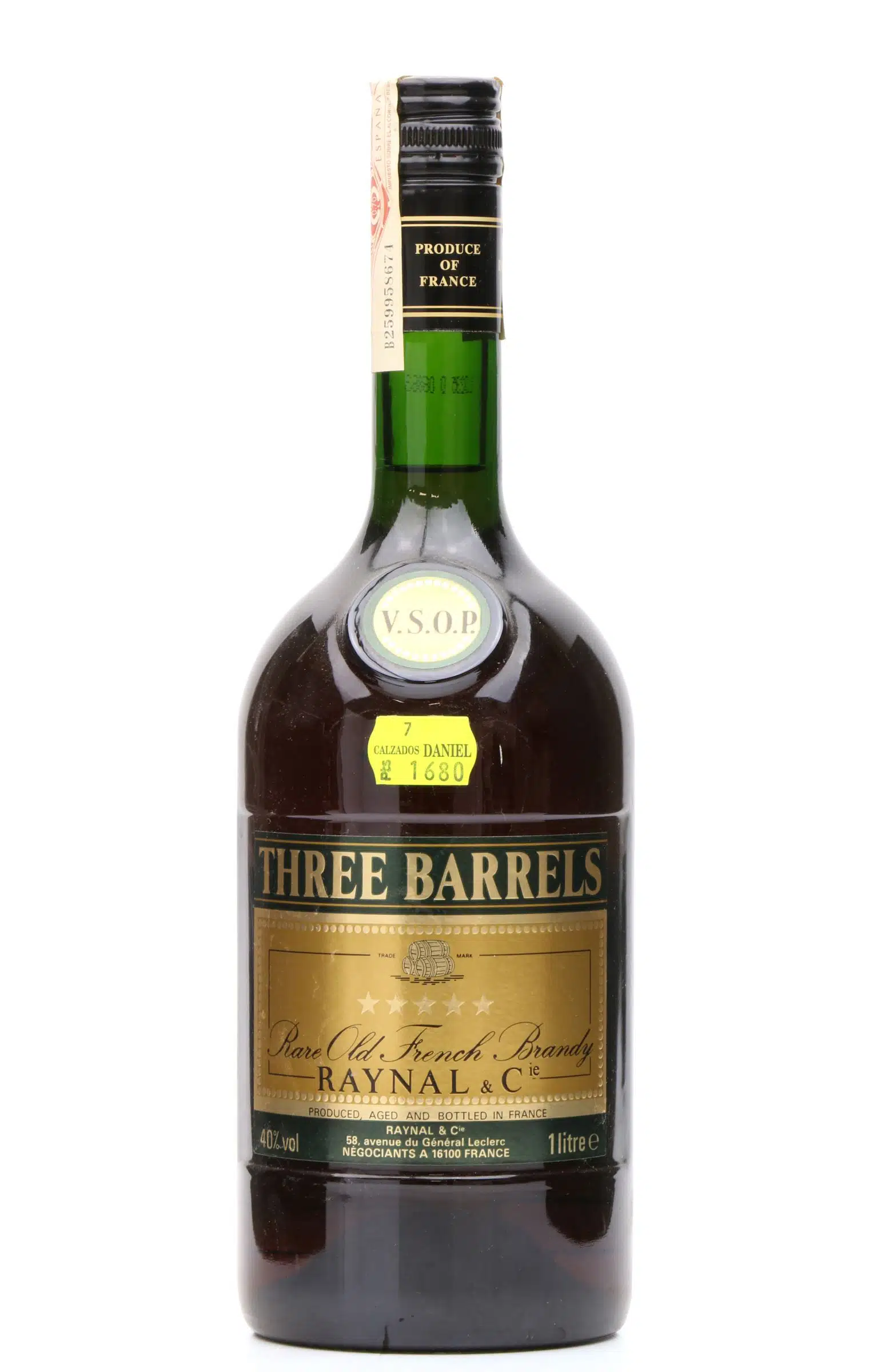 Three Barrels V.S.O.P. Rare Old Brandy Whisky | Just Whisky Auction