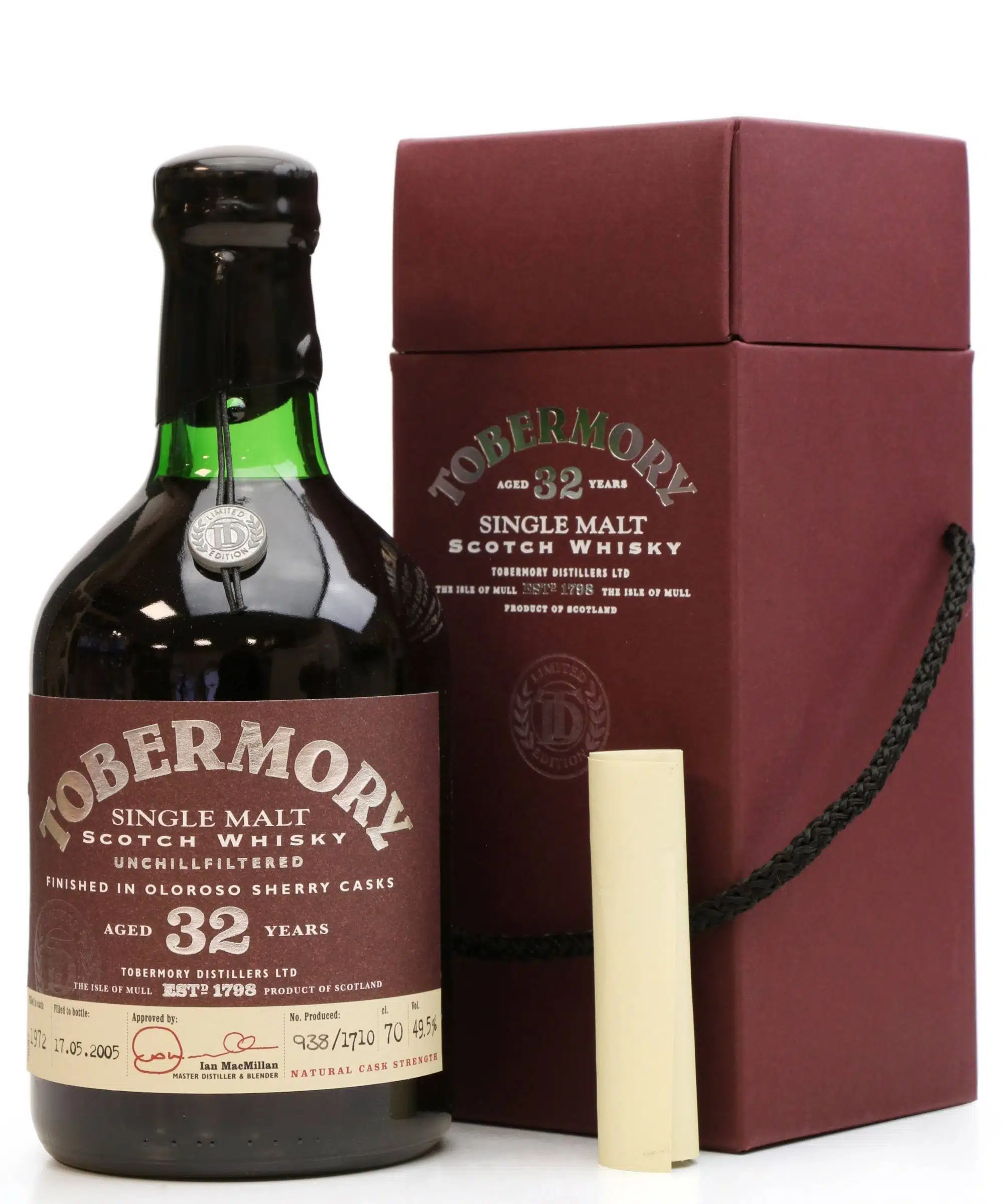 Tobermory 32 Years Old 1972 Whisky | Just Whisky Auction